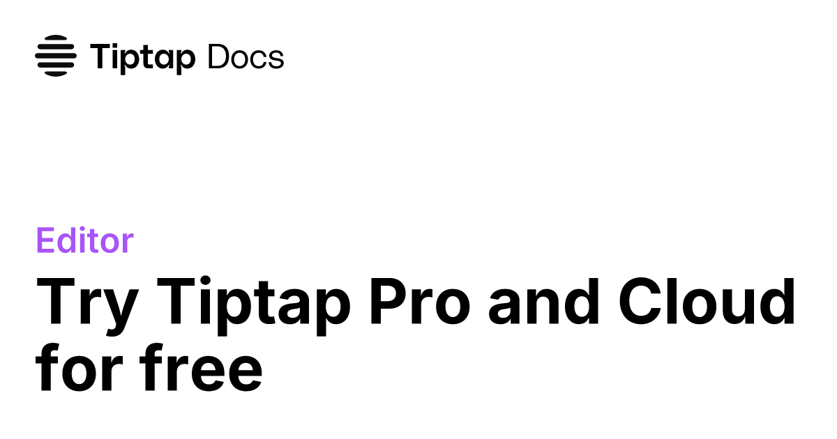 Trial | Tiptap Resources